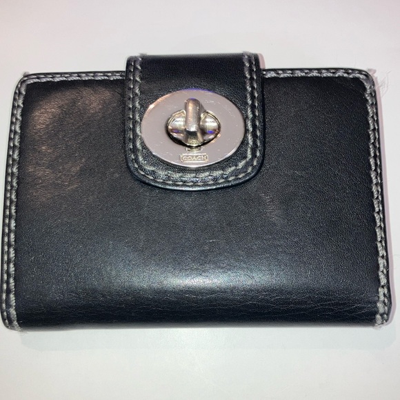 Coach | Bags | Coach Leather Turnlock Wallet | Poshmark